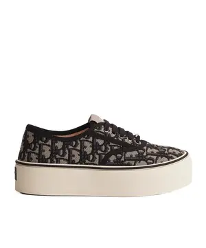 Dior Saltwind Platform Sneaker - Beige/blue