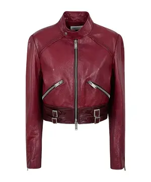 Alexander McQueen Zip-up Cropped Jacket