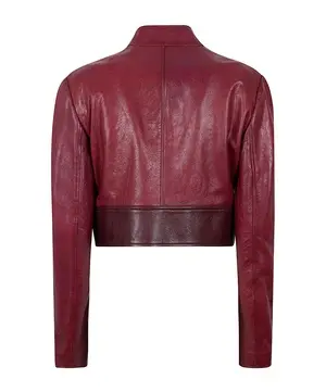 Alexander McQueen Zip-up Cropped Jacket