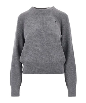 AMI Paris Long-sleeve Knit Top