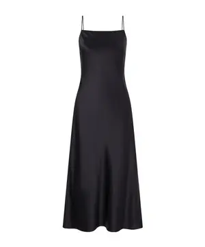 JOSEPH Spaghetti Strap Dress - Black