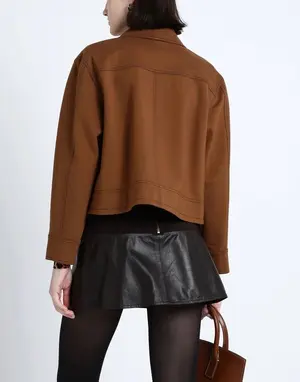 MAXCO. Solid-colored Knit Shirt