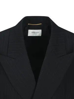 Saint Laurent Double-breasted Striped Jacket