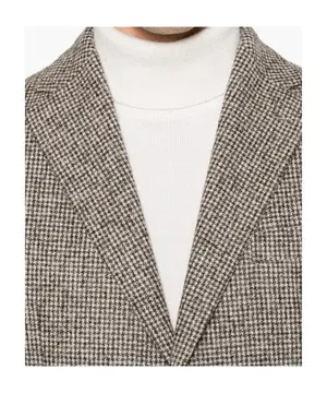 Eleventy Houndstooth-pattern Single-breasted Blazer