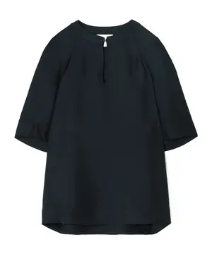 Loulou De Saison Silk Twill Cover-up - Black
