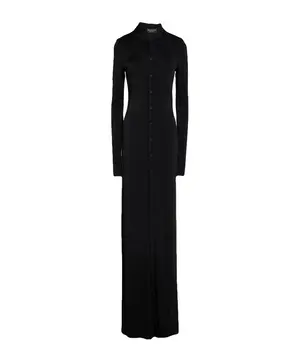 Balenciaga Solid-color Shirt Dress