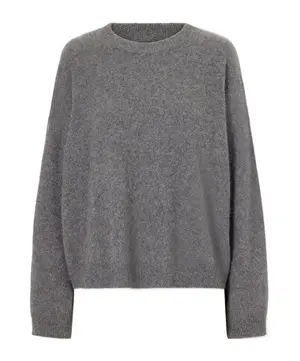 Loulou De Saison Ribbed Crew Neck Sweater - Gray