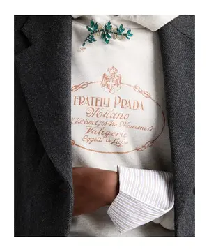 Prada Cotton Fleece Hoodie