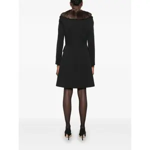 Valentino Garavani Faux-fur Collar Coat