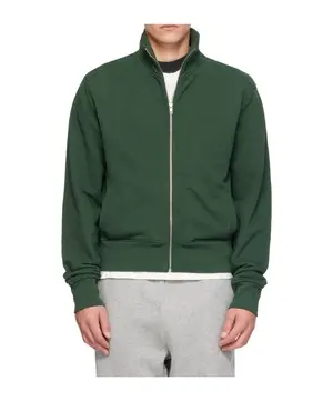 ENTIRE STUDIOS Stand-collar Zip-up Sweatshirt - Green