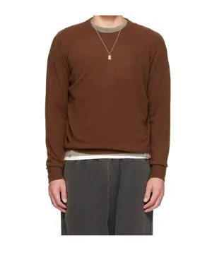 ENTIRE STUDIOS Cashmere Crew-neck Sweater - Brown