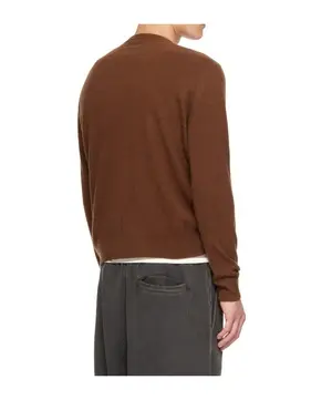 ENTIRE STUDIOS Cashmere Crew-neck Sweater - Brown
