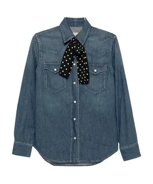 Valentino Garavani Vlogo Pussy-bow Shirt