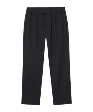 Barena Venezia Elastic Waist Straight Leg Trousers - Black