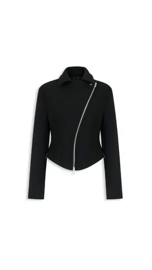 Alaïa Double Face Wool Biker Jacket