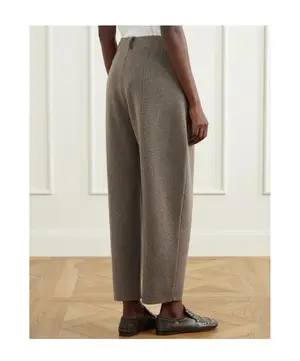LISA YANG Tapered Leg Casual Pants - Beige
