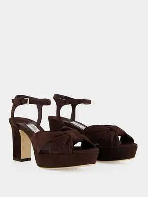 JIMMY CHOO Round-toe High-heeled Sandals