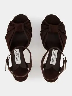 JIMMY CHOO Round-toe High-heeled Sandals