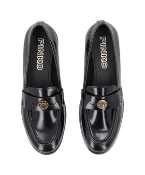 Pinko Love Birds-plaque Loafers