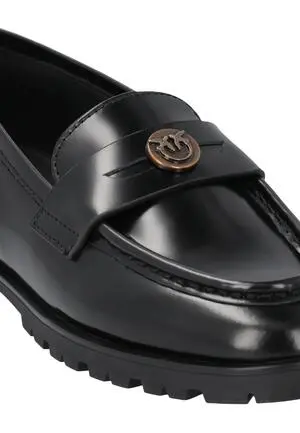 Pinko Love Birds-plaque Loafers