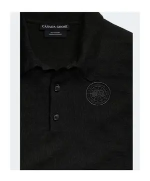 Canada Goose Petitot Knit Long Sleeve Polo