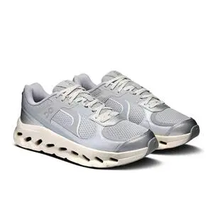 On Mesh Panel Sneakers - White