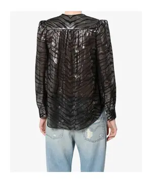 Isabel Marant Étoile Zebra-print Long-sleeve Top
