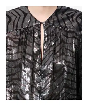 Isabel Marant Étoile Zebra-print Long-sleeve Top