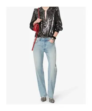 Isabel Marant Étoile Zebra-print Long-sleeve Top