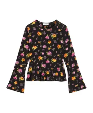 Dolce & Gabbana Flared Floral Blouse