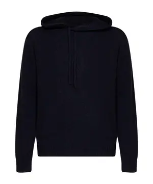 ROBERTO COLLINA Drawstring Hooded Sweater - No