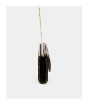 JIMMY CHOO Tortoiseshell-effect Clutch