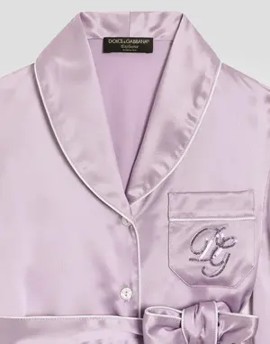 Dolce & Gabbana Satin Pajama Top