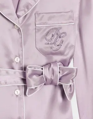 Dolce & Gabbana Satin Pajama Top