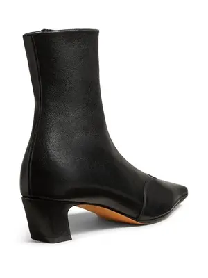 Khaite Square-toe Ankle Boots