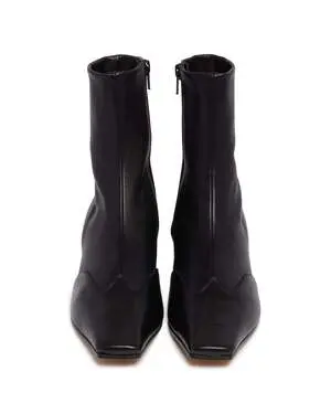Khaite Square-toe Ankle Boots