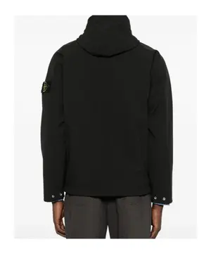 Stone Island Logo Patch High Neck Jacket