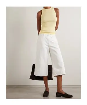 LISA YANG Ribbed Crew Neck Vest