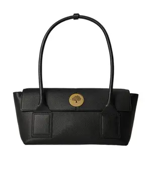 Mulberry Solid-color One-shoulder Bag - Black