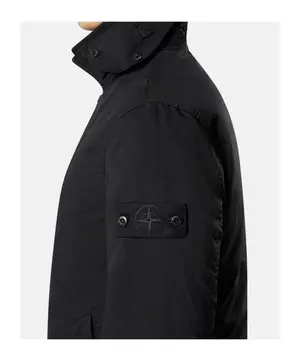Stone Island Padded Peacoat With Anti-drop