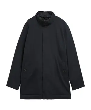Barbour Stand Collar Mid-length Coat - No