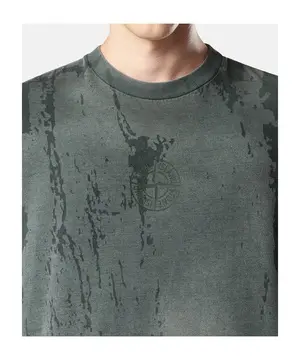 Stone Island Regular-fit T-shirt With 'bark Tee' Print