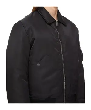 Rick Owens Fw26 Tower Flyers Jkt In Nylon Twill