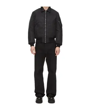 Rick Owens Fw26 Tower Flyers Jkt In Nylon Twill
