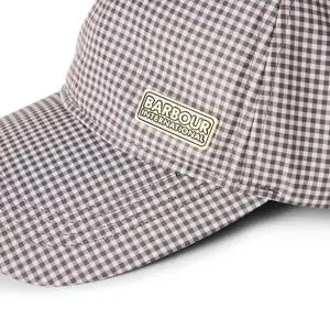 Barbour Check Baseball Cap
