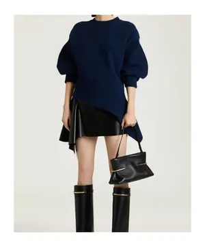 Givenchy Asymmetric Long Knitted Sweater