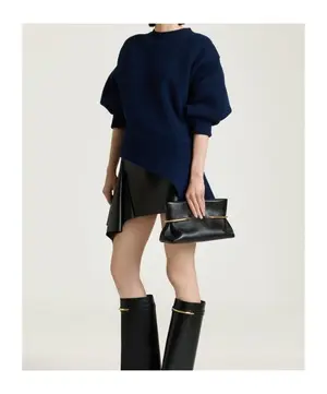 Givenchy Asymmetric Long Knitted Sweater