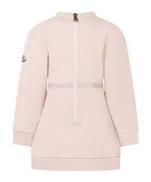Moncler Pleated Logo-patch Dress