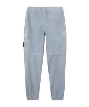 Stone Island Regular-tapered-fit Jogger Trousers With Elastic Waist - Ashes
