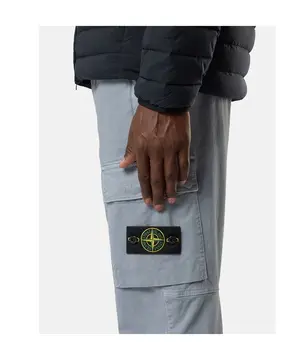 Stone Island Regular-tapered-fit Jogger Trousers With Elastic Waist - Ashes